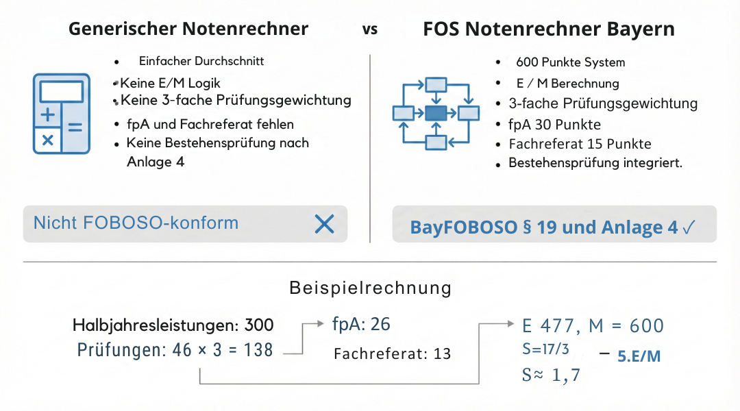 Wunderbar Fos Notendurchschnitt Berechnen Ebenbildnie9336